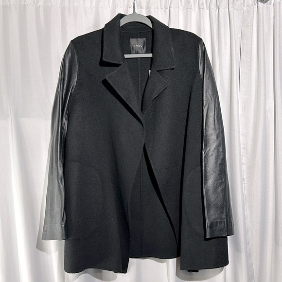 Theory | Jackets & Coats | New Theory Clairene Jacket Woolcashmere ...
